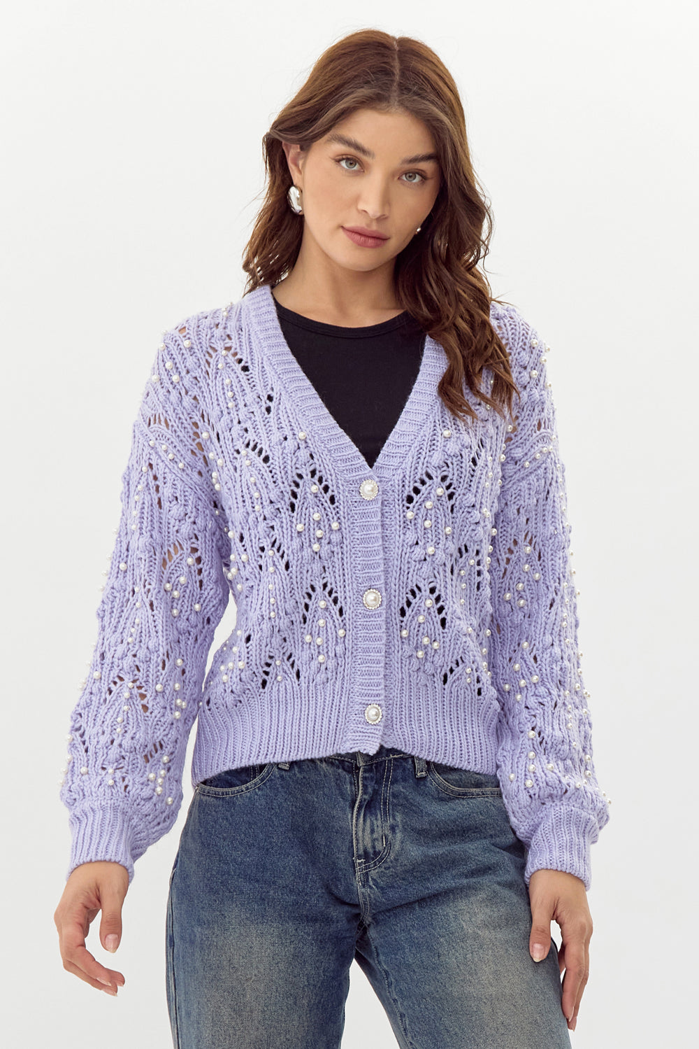 Daniella Pear Knit Cardigan | Adelyn Rae